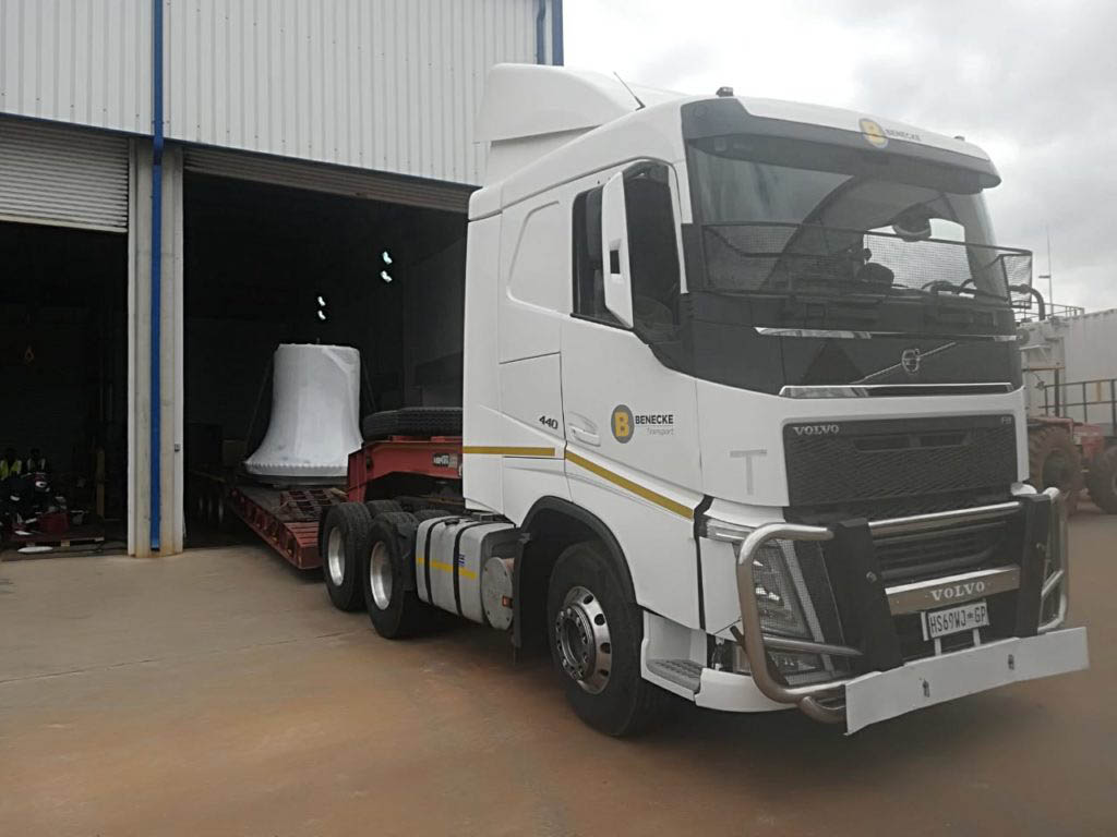 Lowbed Transport Johannesburg to Durban - Benecke Transport